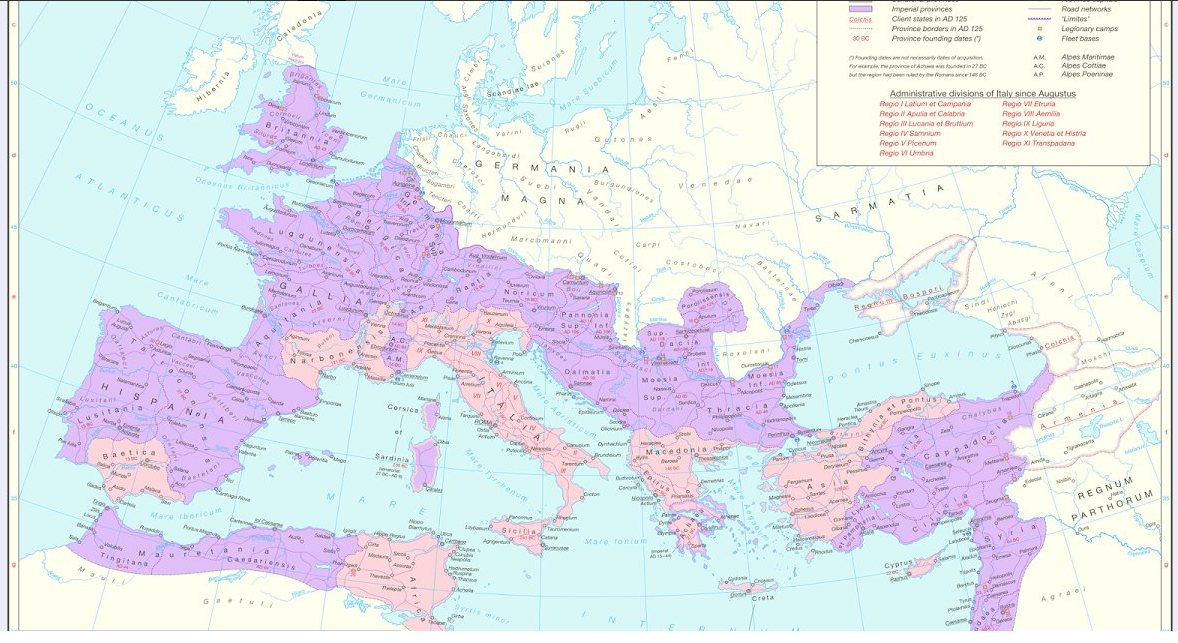 The Roman Empire at its largest extent | Utopia, you are standing in it!