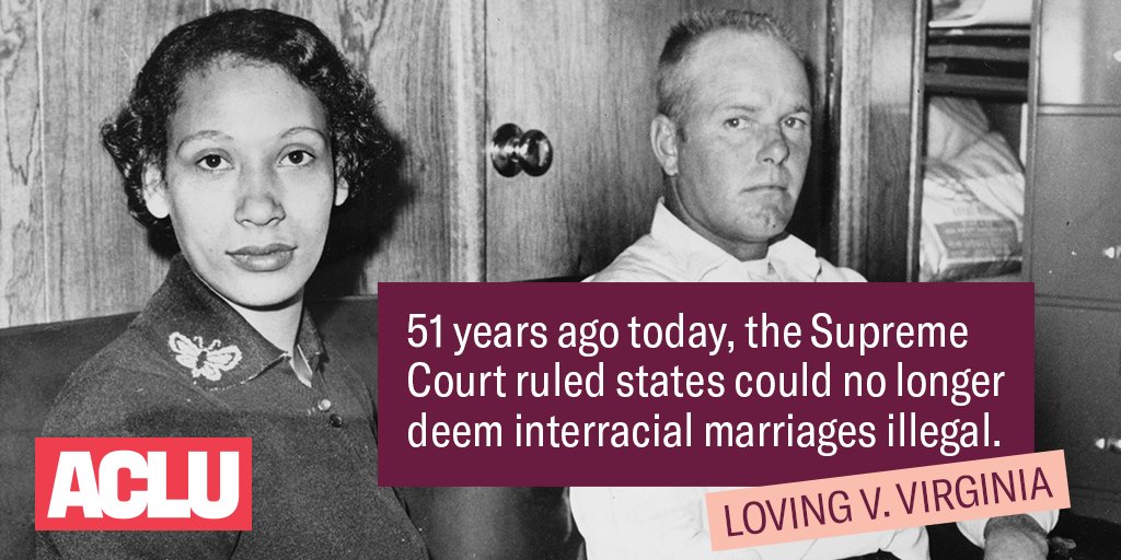 Mildred and Richard Loving served a year in prison in 1959 #LovingDay ...