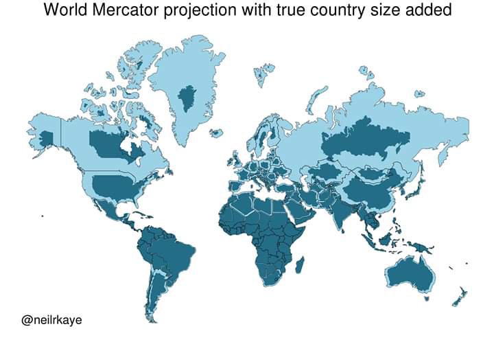 Southern hemisphere projection doesn’t change much | Utopia, you are ...