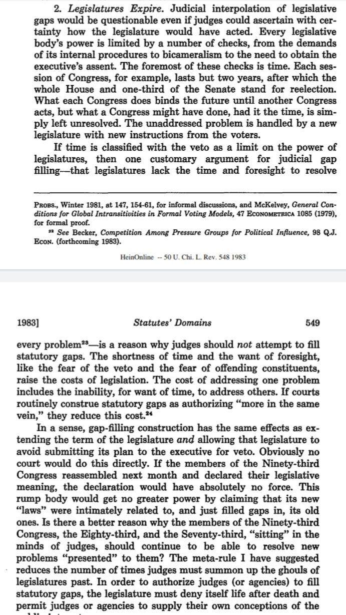 Frank Easterbrook on judges filling in the gaps | Utopia, you are ...