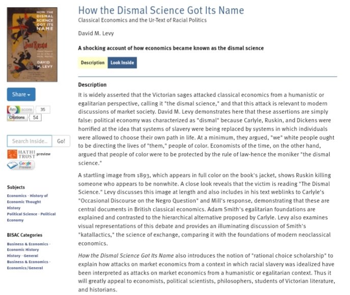 How the dismal science earned its name | Utopia, you are standing in it!