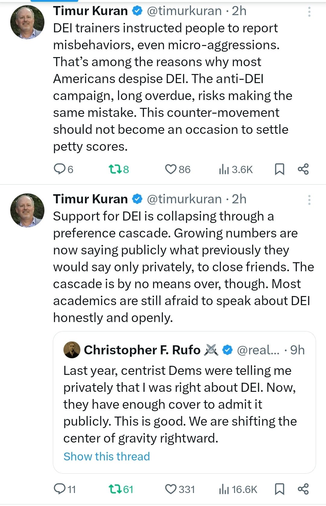 The DEI preference cascade | Utopia, you are standing in it!